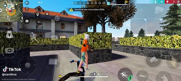 Ratain Satu Squad Kalem di Free Fire