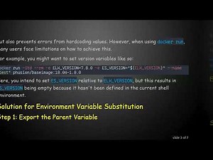 How to Achieve Environment Variable Substitution in Docker Run