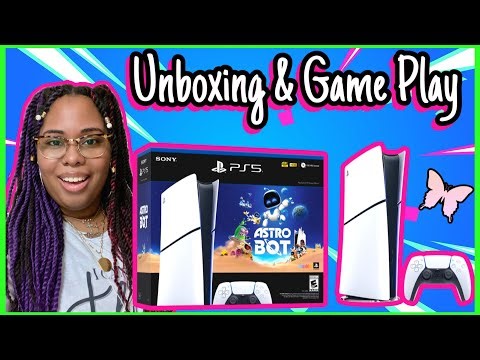 NEW PS5 Digital Edition| Astro Bot Bundle| Unboxing & Game Play