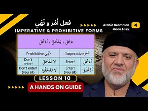 Arabic Imperative Verbs | Mastering Do and Don't Commands Step by Step