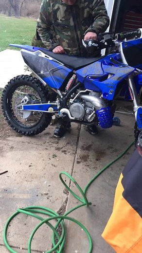 Dirt bike he he built from scratch sounds pretty good! #dirtbike #dirtbikes #builtfromscratch