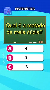 375K views · 5.1K reactions | Quiz de matemática com perguntas e respostas #quiz #matematica #matematicabasica #conhecimento #facebookreels | Geral Quiz | Facebook