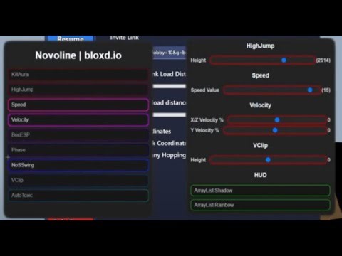 Novoline client vs Bloxd hacked clients