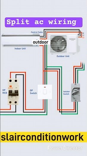 🔌 “Split AC Wiring 3D Animation | Full Electrical Connection Guide ⚡💡 #Shorts”