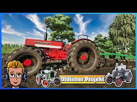 LS22 Oldtimer Projekt 5 | Grubbern mit dem IHC 624 | The Old Stream Farm | LS22 Oldtimer Mods