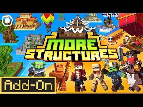 More Structures | Explore New Mobs and Structures in Minecraft!