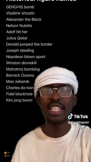 #greenscreen you guys are too creative | i asked my followers for some rapper names