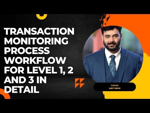 Transaction Monitoring Process workflow| Real Time Work experience TM | TM for Level 1,2 and 3