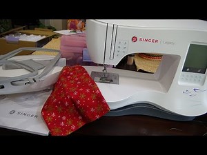 Singer Legacy SE-300 Embroidery Sewing Machine Unboxing, Winding & Placing Bobbin, First Stitches!