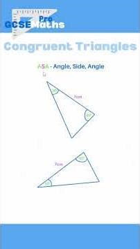 Congruent Triangles #gcsemaths #maths #congruenttriangles #gcse #edexcel #triangles #similartriangle