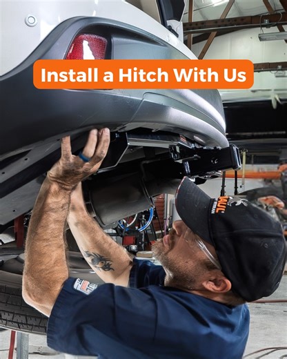 U-Haul on Instagram: "Installing a hitch is as easy as a few swipes on your phone. Just download the U-Haul app and schedule one for your vehicle! #WhereWillUTowNext #UHaul #TrailerHitches #Edit"