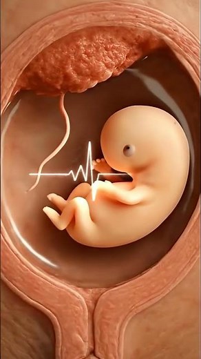 4 Weeks Pregnancy: What Baby Looks Like Inside the Womb 👶 | Stunning 3D View