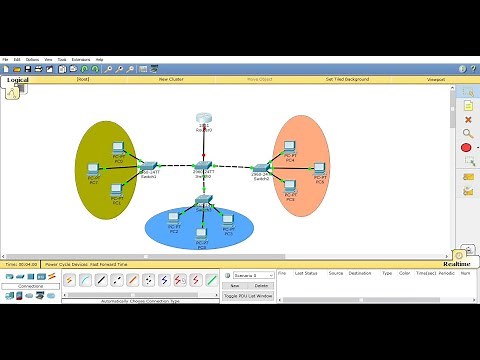 Inter VLAN Routing with One Router Configuration in Cisco Packet Tracer