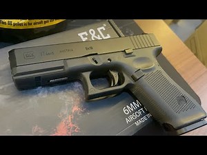 E&C Airsoft Glock 17 Gen 5 Gas Blowback unboxing and testing