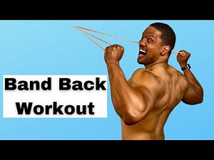 Resistance Band Back Workout I Build a Strong back AT HOME!!!