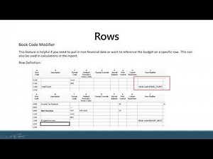 How to Use Rows in Management Reporter