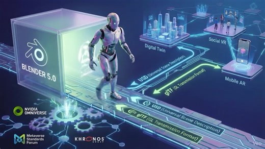 #metaverse #blender3d #interoperability #usd #gltf #nvidiaomniverse #3dgraphics #techtrends2025 #digitaltwins | Darcy Lorincz