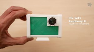 3D Printed Enclosure for @Raspberry_Pi Touchscreen Camera #PiDay