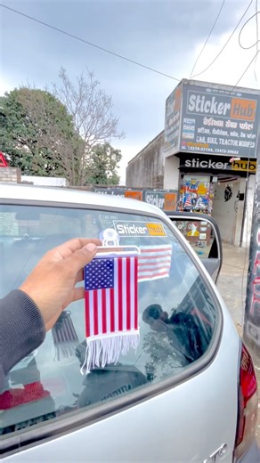 sticker hub | 🇺🇸🇬🇧🇨🇦#tranding #flag #panjab #sticker #modified #mahilpurcity | Instagram