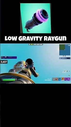 how to find the low gravity raygun||new swapon low gravity raygun in 1v1 with everygun