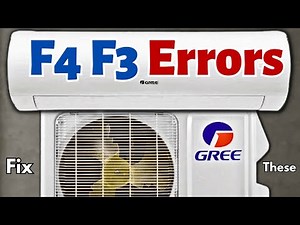 Gree Mini Split AC F3 & F4 Error Codes? Fix Them Fast and Save $$