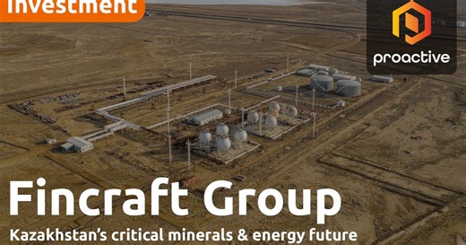 Fincraft Group's Kenges Rakishev on energy transition & investment in Kazakhstan
