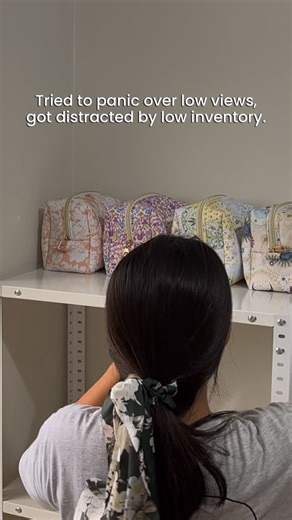 By Aivhe | artisanal creations on Instagram: "Sure, it’s a number game. But it’s hard to win at everything when you’re also meeting your personal quota—your 9–5, your family, your health. What I see happening? The brand is shedding followers to make room for real people. People who share our values. People who actually resonate. And as a retired people-pleaser, I’m okay losing the algorithm game as long as my stocks keep moving. #smallbusinessowner #handmade #byaivhe"