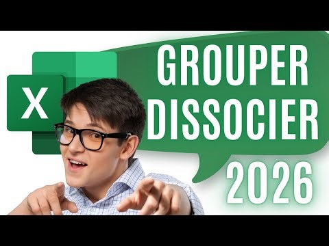 Comment Grouper et dissocier des lignes et des colonnes sur Excel 2026
