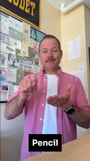 How to Sign "Pencil" in ASL