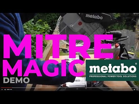 Metabo KGSV 72 Xact SYM - Mitre Saw Magic!
