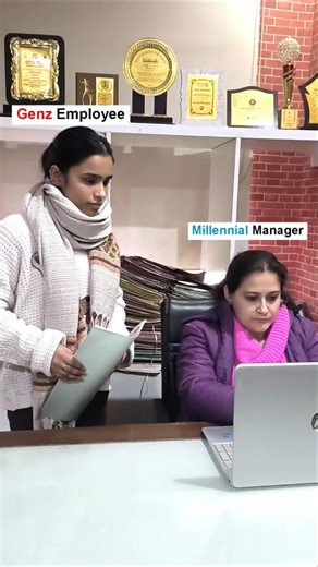 Boss is stressed, Gen Z is blessed! #OfficePrank #OfficeMasti #OfficeFun #Shorts #Reels #Viral