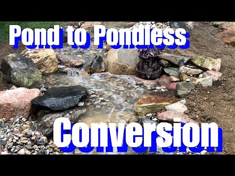 How to Convert a Pond into A Pondless Waterfall