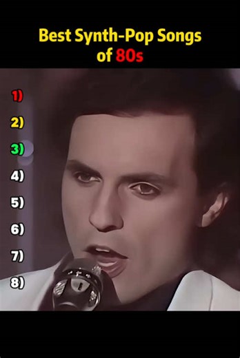 Top 8 Synth-Pop songs everyone knows! #synthpop #songs #80smusic #top 8 #80s