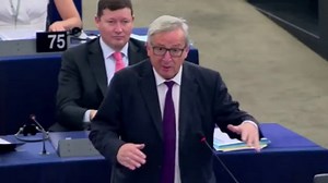 Jean-Claude Juncker and Antonio Tajani in EXPLOSIVE EU row