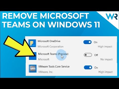 How to remove Teams from your Windows 11 device