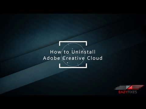 Adobe Creative Cloud Uninstallation (Force Removal)