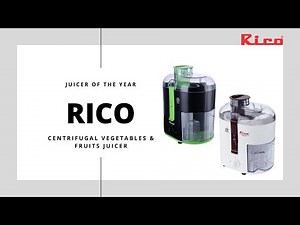 Rico JE1401 Centrifugal Vegetables & Fruits Juicer (Best Recommended).