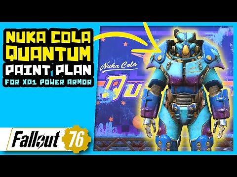 How To Get The X-01 PA Nuka Cola Quantum Paint Plan - Fallout 76