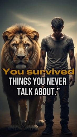 You Survived What Almost Broke You 🦁 #Motivation #Shorts