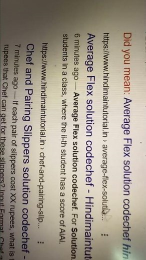 Average flex solution codechef