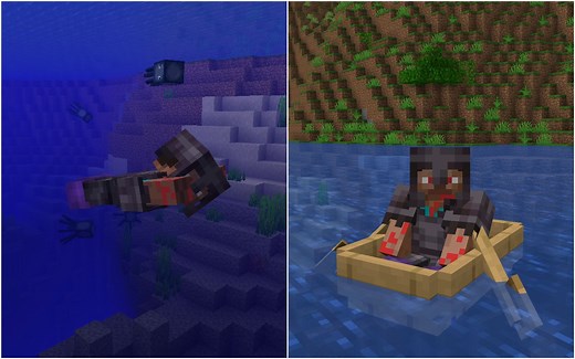 Depth Strider vs Boat: Which is the fastest method to travel through water in Minecraft?