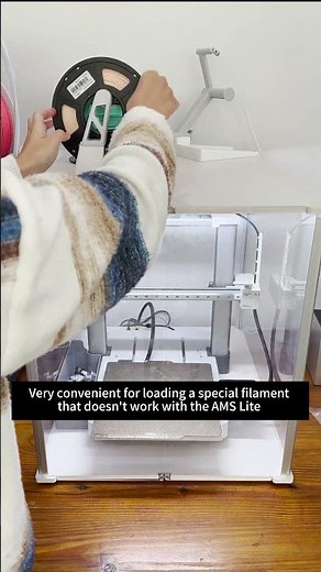 Bambu Lab A1 Mini Spool Holder Adapter #3dprinting #bambulab #fnatr