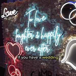LIGHT UP YOUR BIG DAY OR EVENT 🎇 Our team of designers will create the perfect statement piece to take your event to the next level 🎉 Our neon signs are LOVED for picture taking and selfies 📸 | Canvas Freaks