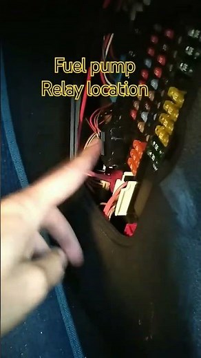 mini cooper 2007-2015 fuel pump relay location #minicooper #fuelpump #relay #motor #diy #shorts