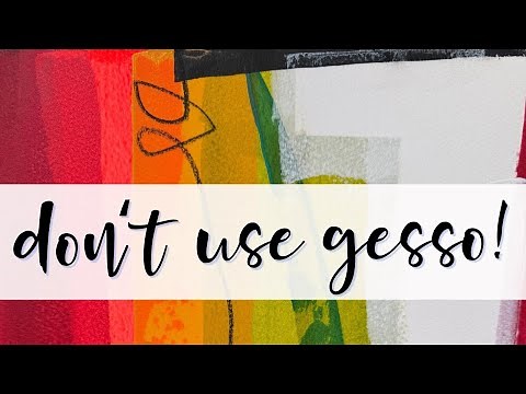 Stop Using Gesso + Make More Dynamic Abstract Art