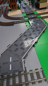 Making a curved road using the new Lego Road Plates. #legocurvedroad #curve #legocurve #legoroad #legomilsplatesystem #legomils #newlegoroadplates #newlegoroad | Bevins Bricks