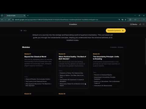 KnowMore: An AI Powered Learning Platform