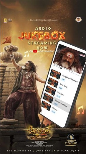 Akhanda 2 Jukebox is streaming now—Thandavam mode ON! 🔥 | NBK | Boyapati Srinu | Samyuktha | Thaman