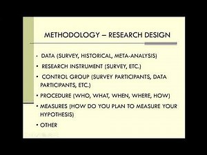 Research Methodology Overview