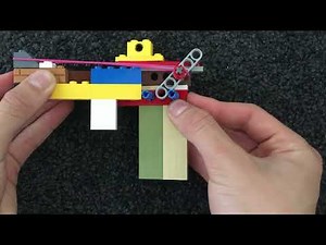 Lego Blowback rubber band gun (mechanism)